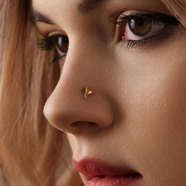 Tiny Stingray Threadless Flat Back Nose Stud, 20,18,16ga, 5-10mm Unisex ...